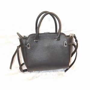 Sorial | Bags | Nwtsorial Parker Satchelhandbag Black Leather | Poshmark